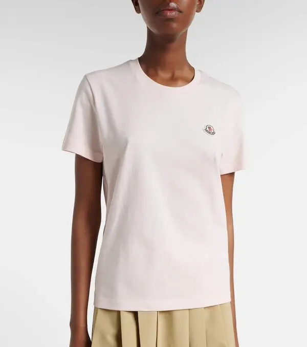 Moncler Set Of Three Cotton Jersey T-shirts - Multicoloured