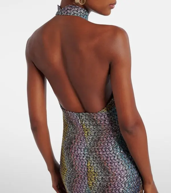 Missoni Cutout Sequined Lamé Gown - Multicoloured