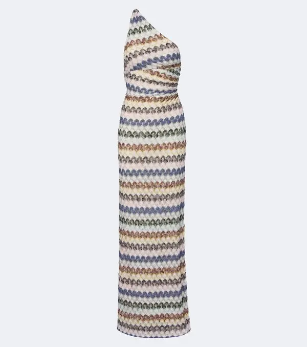 Missoni One-shoulder Gown - Multicoloured