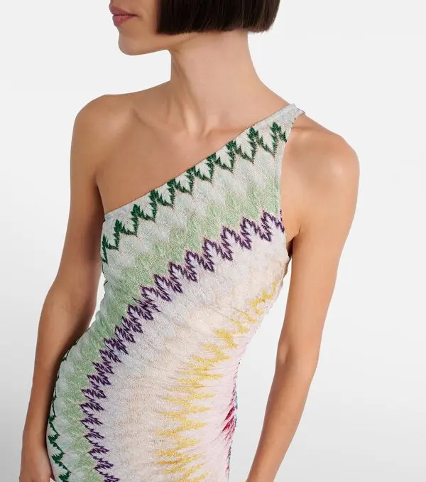Missoni One-shoulder Metallic Gown - Multicoloured