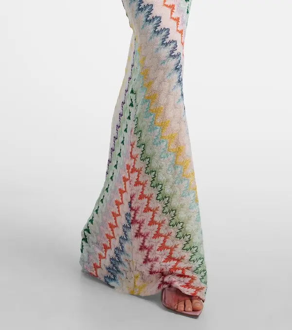 Missoni One-shoulder Metallic Gown - Multicoloured