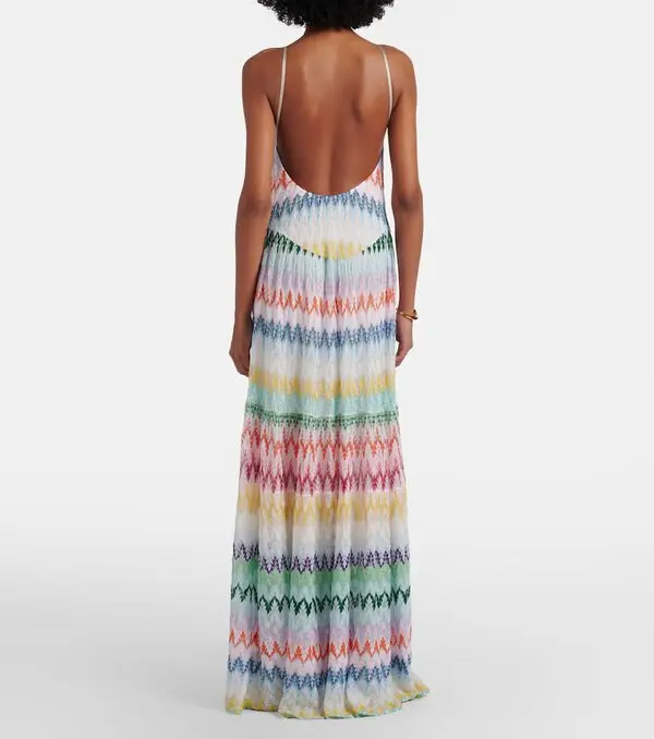 Missoni Halterneck Lamé Maxi Dress