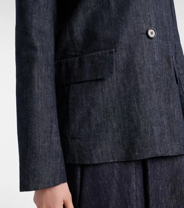 Max Mara Leone Denim Blazer
