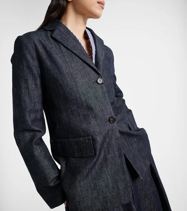 Max Mara Leone Denim Blazer