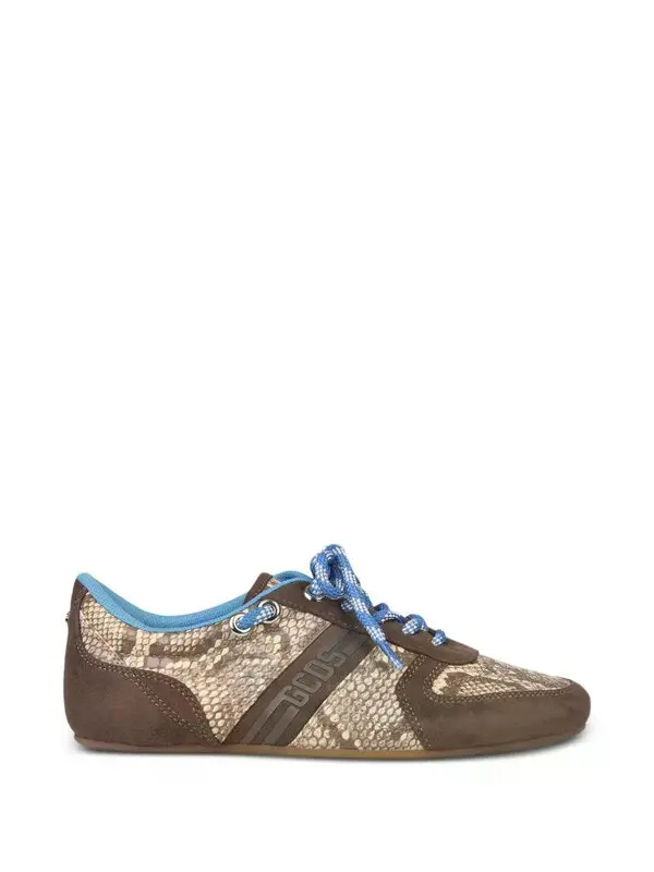 Gcds Snakeskin-print Sneakers