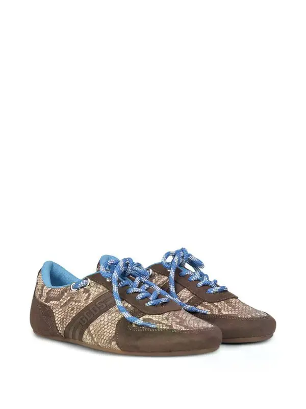 Gcds Snakeskin-print Sneakers