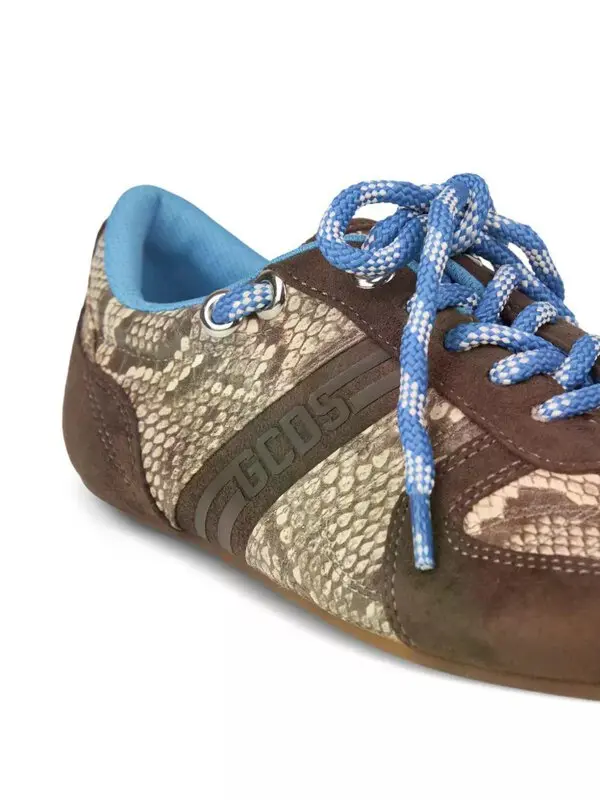 Gcds Snakeskin-print Sneakers
