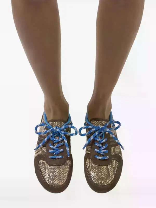 Gcds Snakeskin-print Sneakers