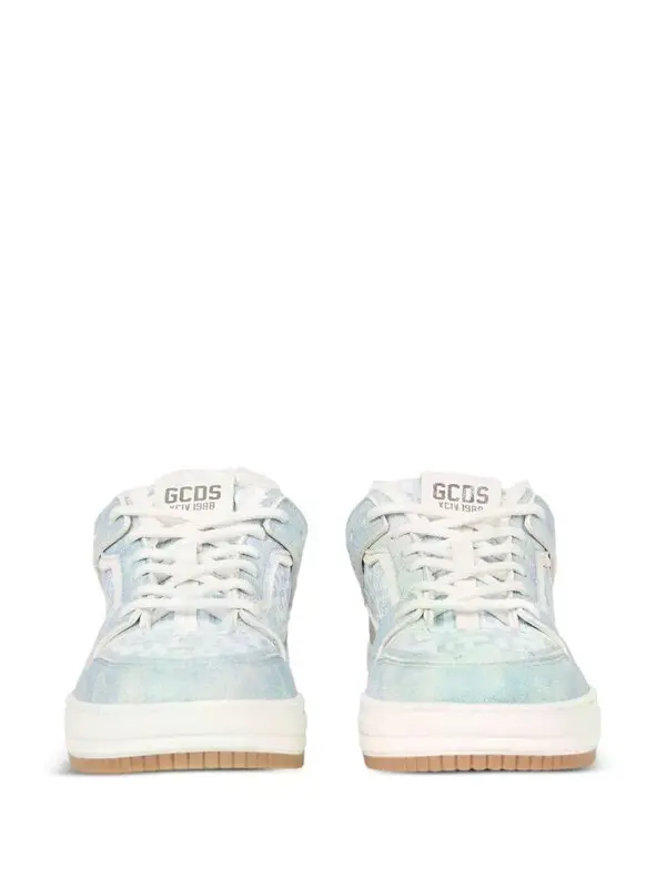 Gcds Logo-print Sneakers - Blue
