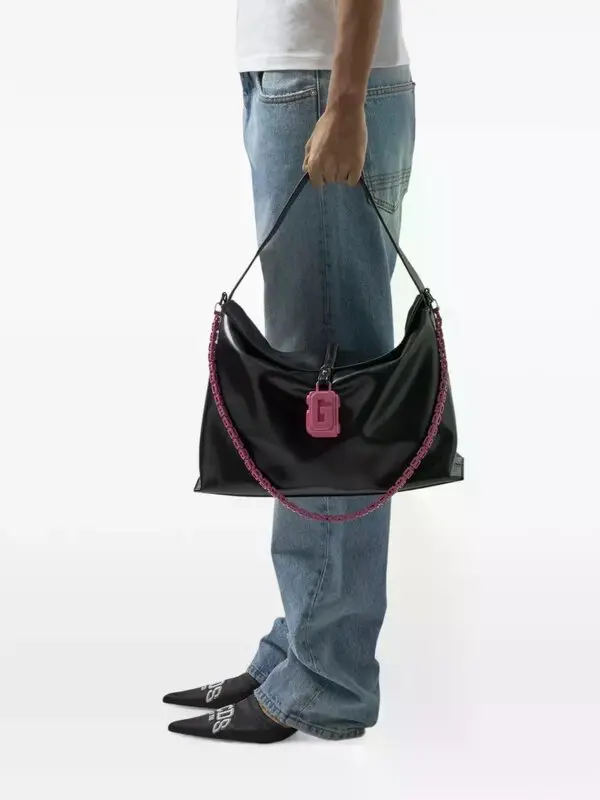 Gcds Mega Comma Shoulder Bag - Black