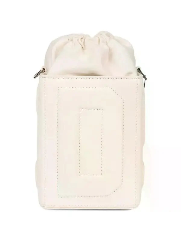 Gcds Logo-embossed Shoulder Bag - White
