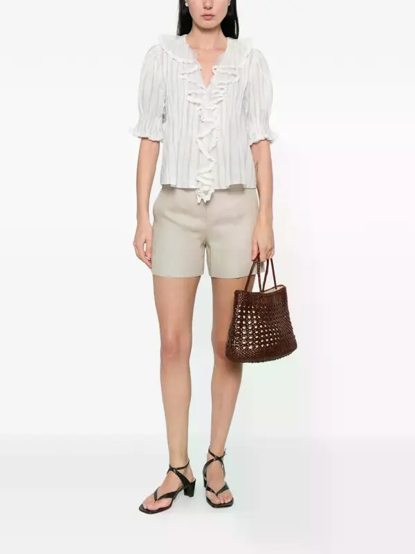 DÔEN Henri Striped Blouse - Neutrals