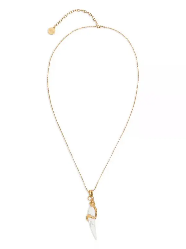 Roberto Cavalli Fang-pendant Necklace
