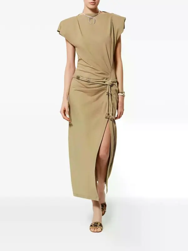 Isabel Marant Étoile Nadela Draped Maxi Dress - Neutrals