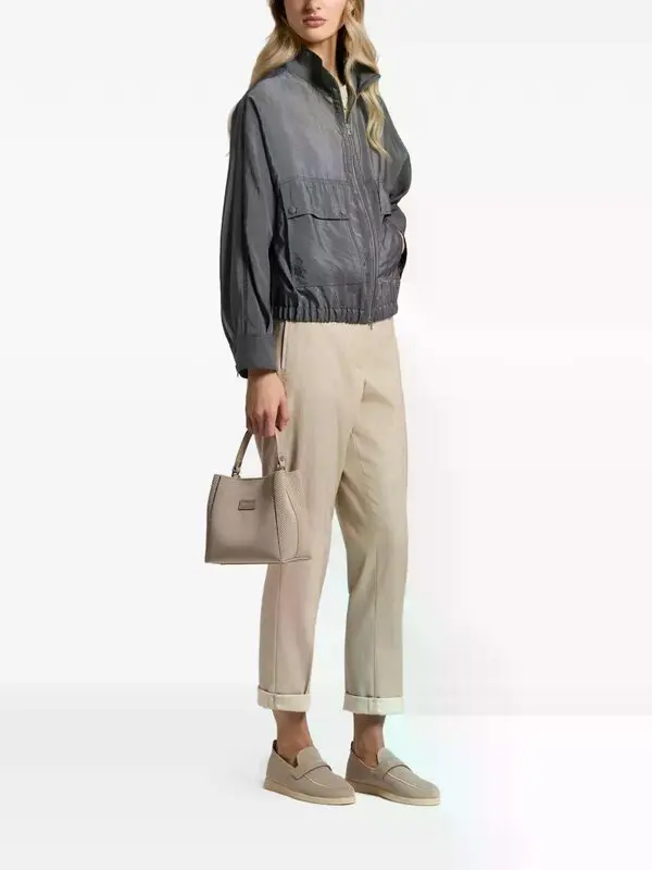 Peserico Flap-pocket Zip Jacket - Grey
