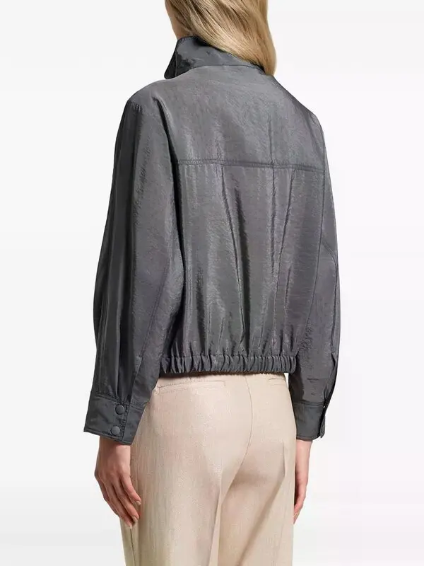 Peserico Flap-pocket Zip Jacket - Grey