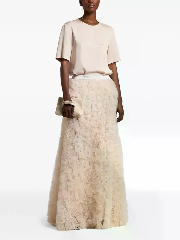 Peserico Ruffled Maxi Skirt