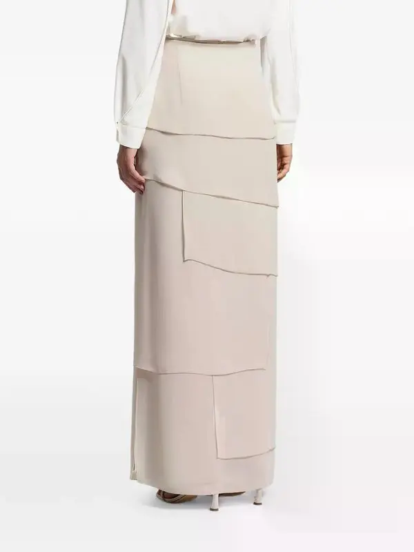 Peserico Tiered Maxi Skirt
