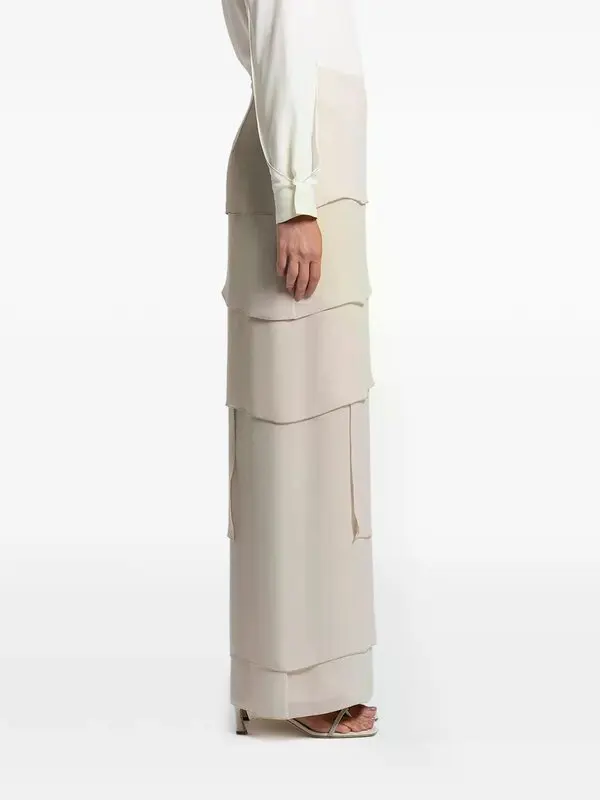 Peserico Tiered Maxi Skirt