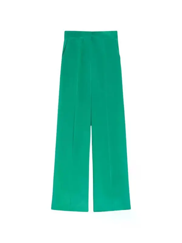 Max Mara Mxepalanca Wide-leg Trousers - Green