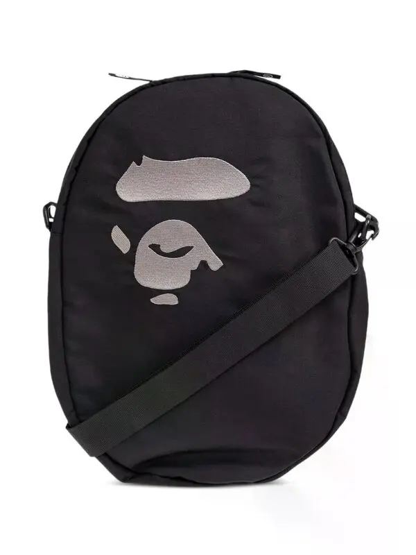 A BATHING APE Big Ape Head Shoulder Bag - Black