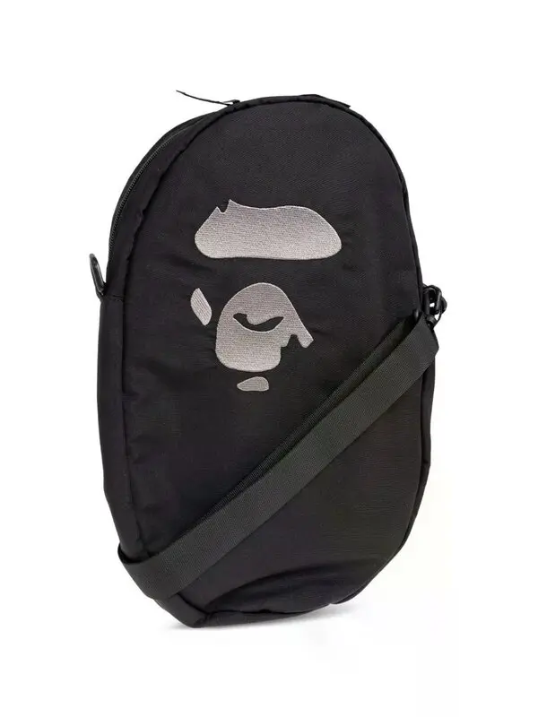 A BATHING APE Big Ape Head Shoulder Bag - Black