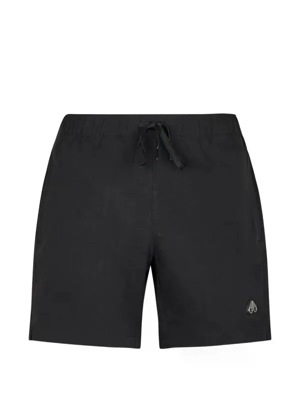 Moose Knuckles Drawstring Swim Shorts - Black