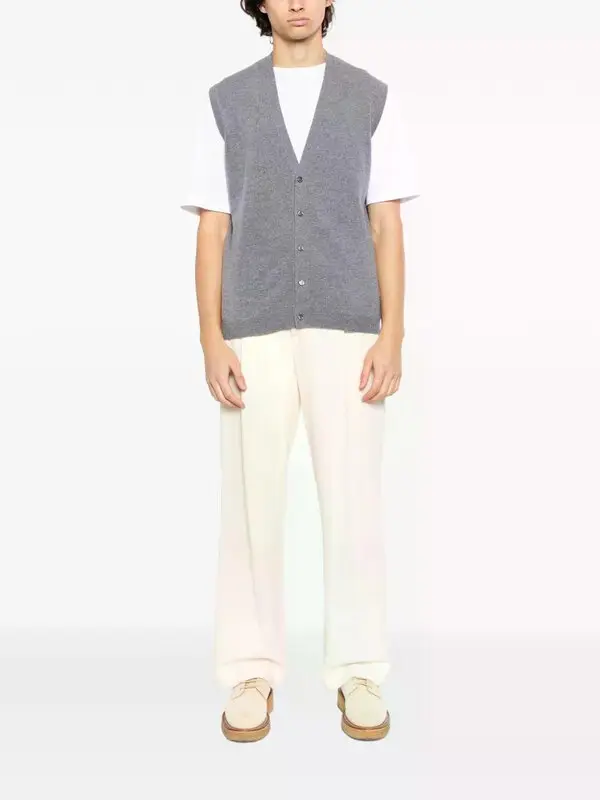 N.peal Cashmere Sleeveless Cardigan