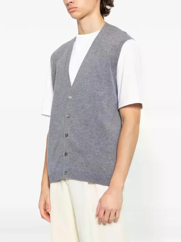 N.peal Cashmere Sleeveless Cardigan
