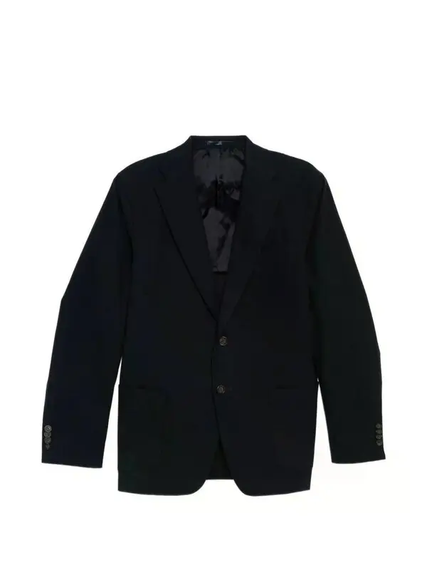 N.peal Single-breasted Notched Collar Blazer