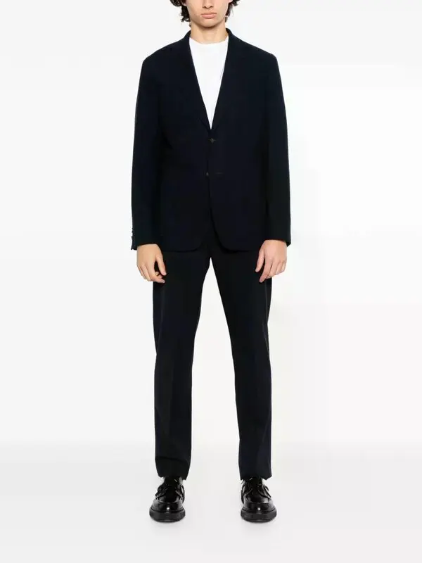 N.peal Single-breasted Notched Collar Blazer