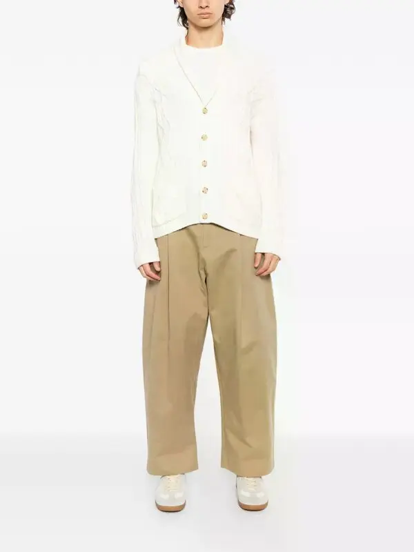 N.peal Cable Shawl Cardigan
