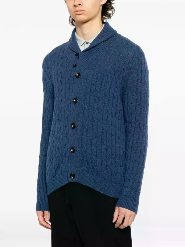 N.peal Garrick Cardigan - Blue