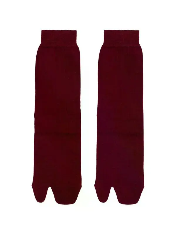 MAISON MARGIELA Tabi Cotton Socks - Red