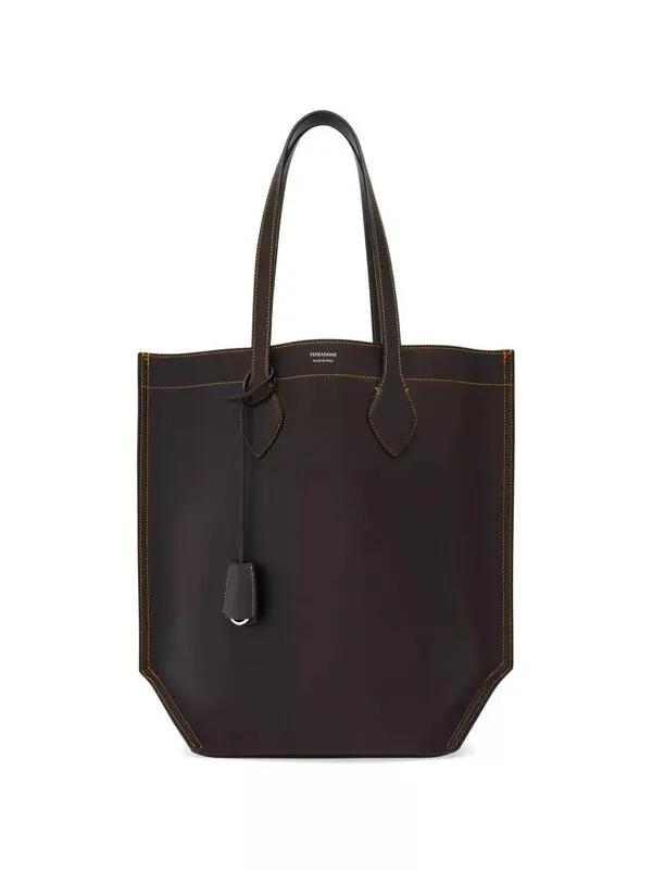 FERRAGAMO North-south Tote Bag - Brown