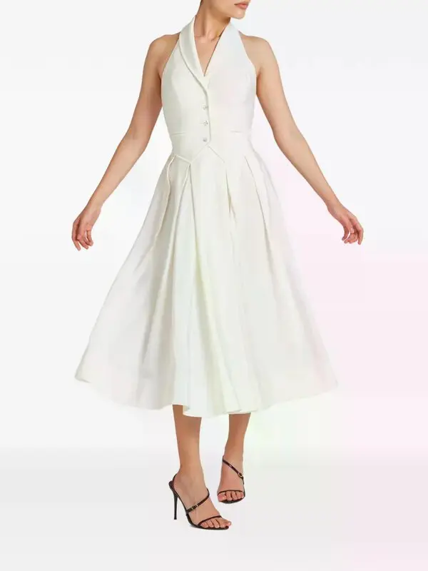 TEMPERLEY LONDON Elodie Halter Dress - Neutrals