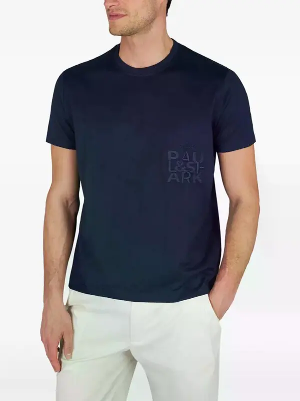 Paul & Shark Logo T-shirt - Blue