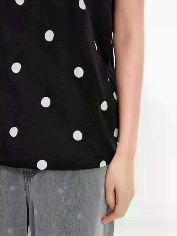 JNBY Polka-dot T-shirt - Black