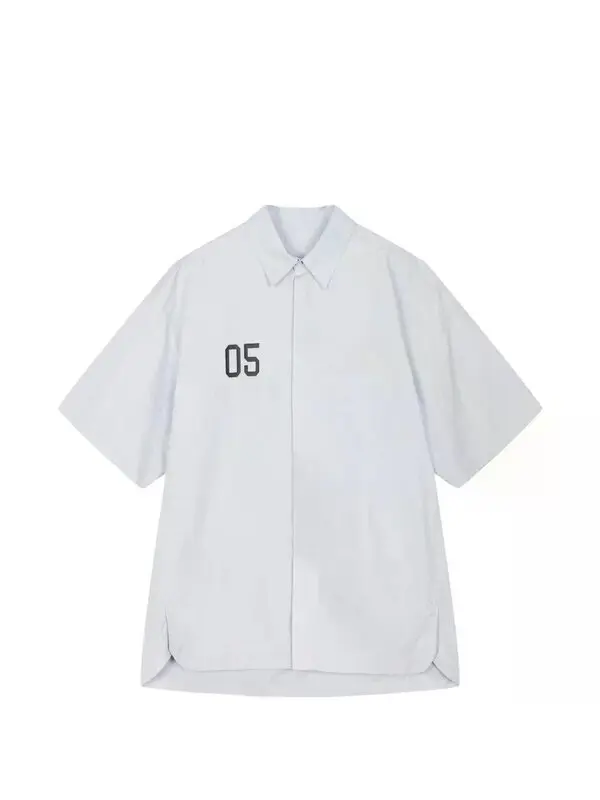 CROQUIS Number Logo Short-sleeve Shirt - Grey
