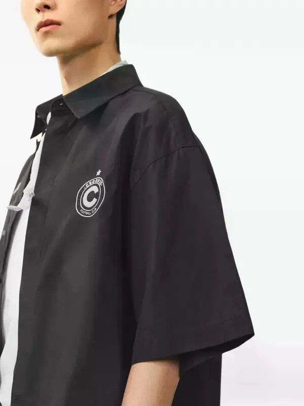 CROQUIS Logo-embroidered Shirt