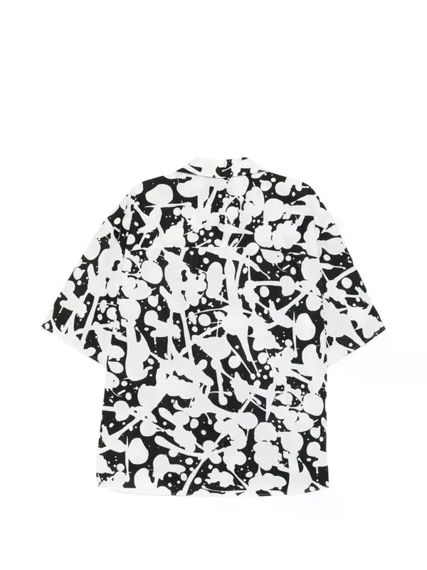 CROQUIS Painted-effect Shirt - Black