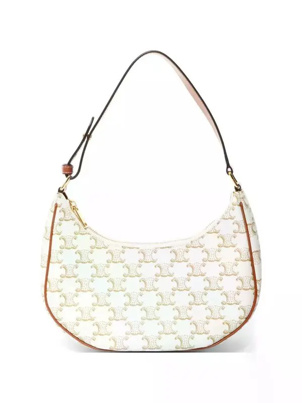 Celine 2023-2025 Triomphe One-shoulder Bag - White