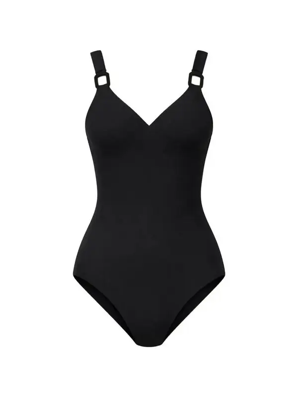 Seafolly Ring V-neck One Piece - Black
