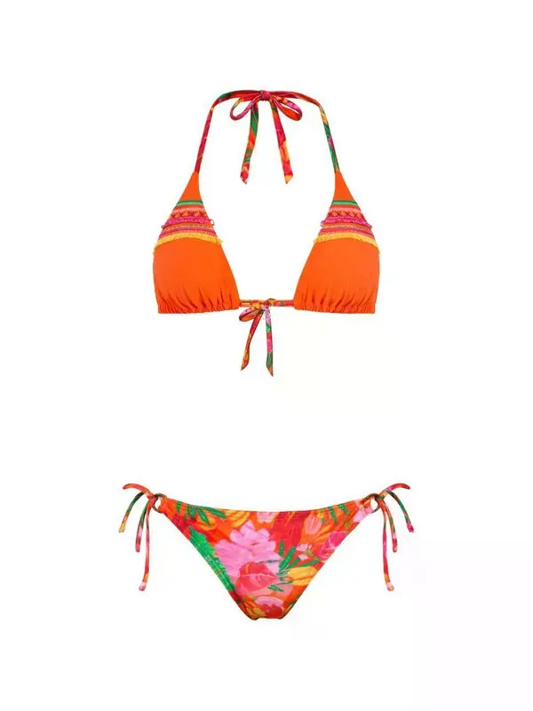 BANANA MOON Floral-print Bikini - Orange