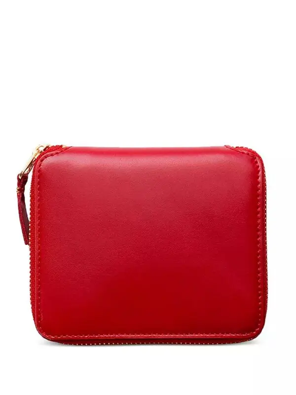 Comme Des Garçons Zipped Wallet - Red