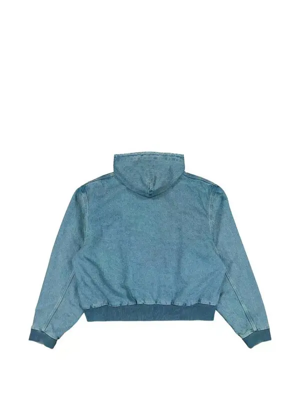 Vetements Denim Zip-up Hoodie