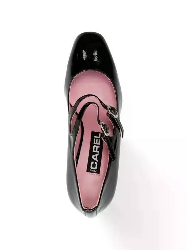 CAREL Alice Buckle-strap Pumps - Black