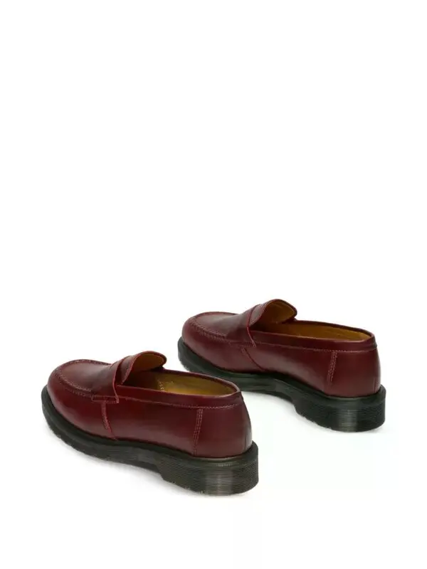 Dr. Martens Leather Loafers - Red