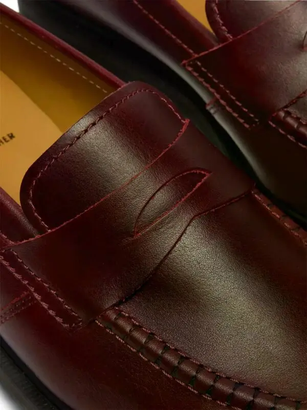 Dr. Martens Leather Loafers - Red