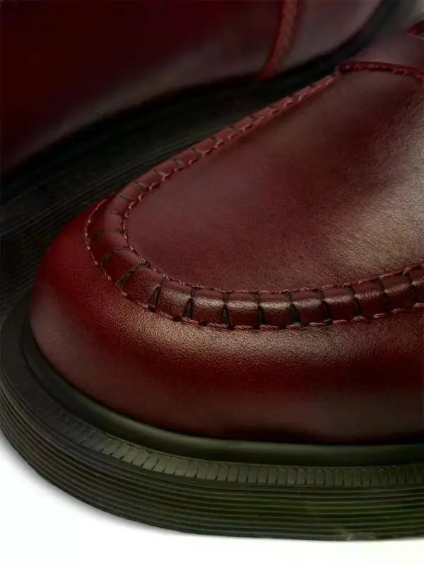 Dr. Martens Leather Loafers - Red